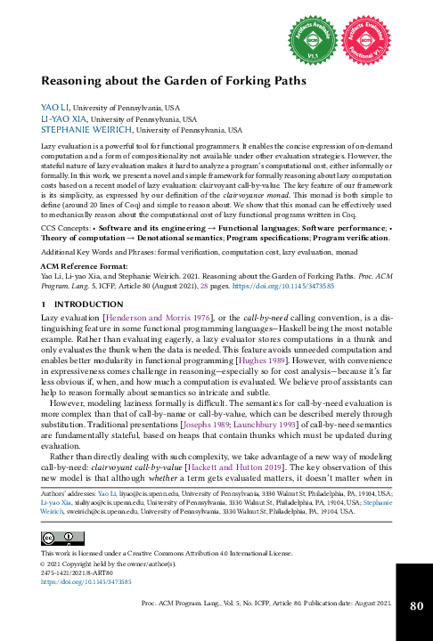 (PDF) Reasoning about the garden of forking paths