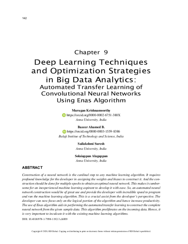 (PDF) Deep Learning Techniques and Optimization Strategies in Big Data ...