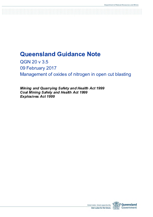 (PDF) Qld guidance note 20 mgmt oxides nitrogen