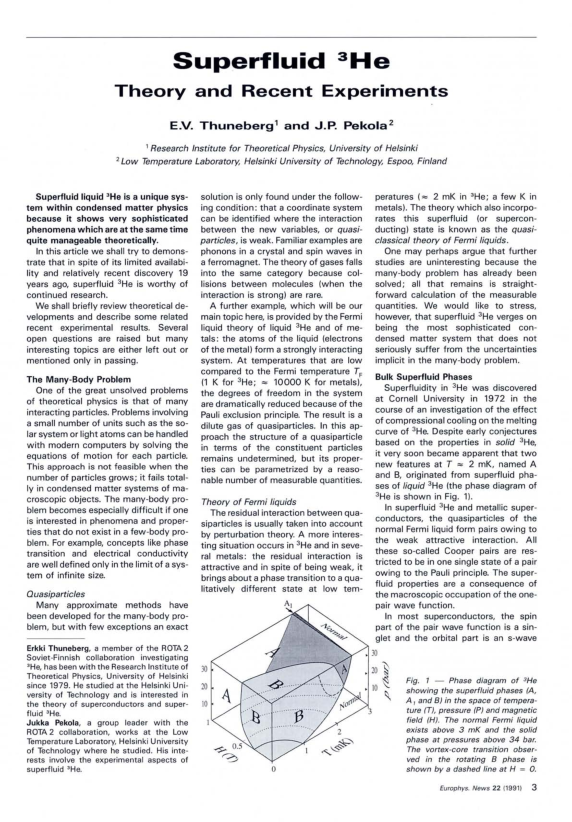 (PDF) Superfluid 3He