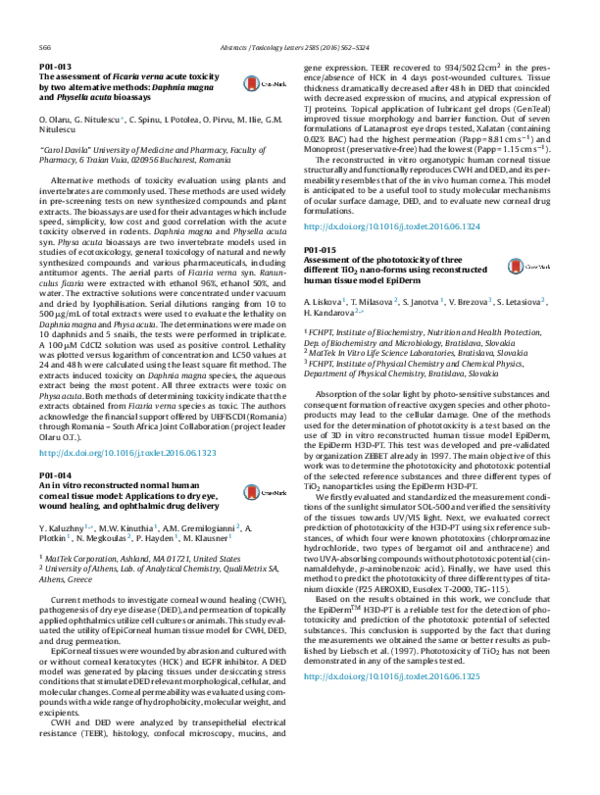 (PDF) An in vitro reconstructed normal human corneal tissue model for ...