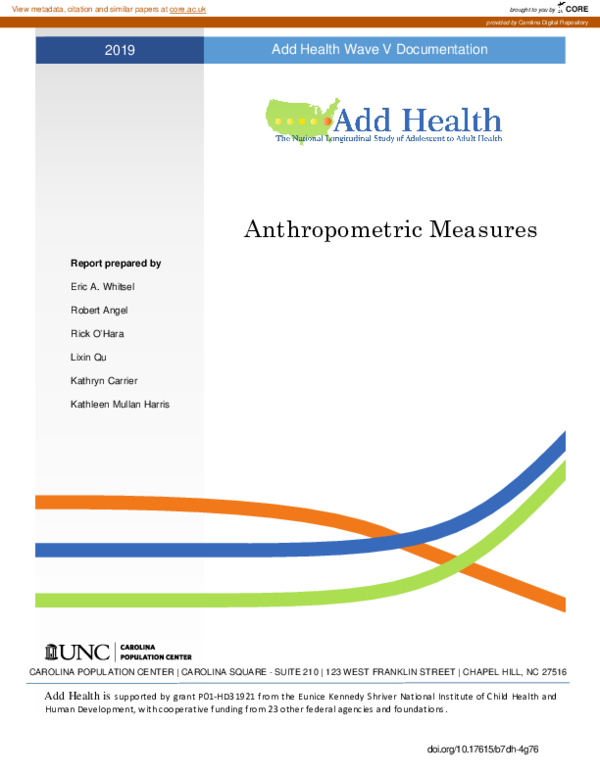 (PDF) Anthropometric Measures