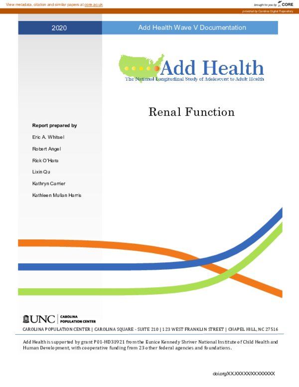 (PDF) Renal Function