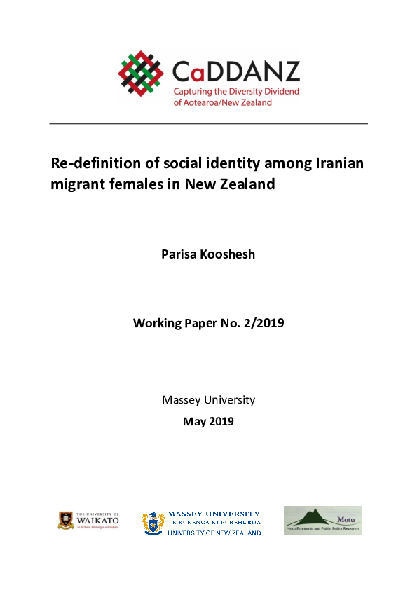(PDF) Re-definition of social identity among Iranian migrant females in ...