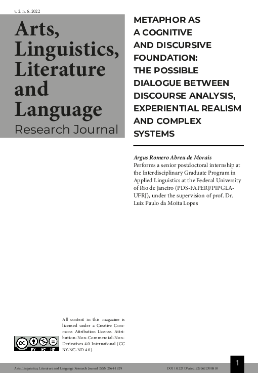 (PDF) Metaphor as a cognitive and discursive foundation: the possible dialogue between Discourse ...