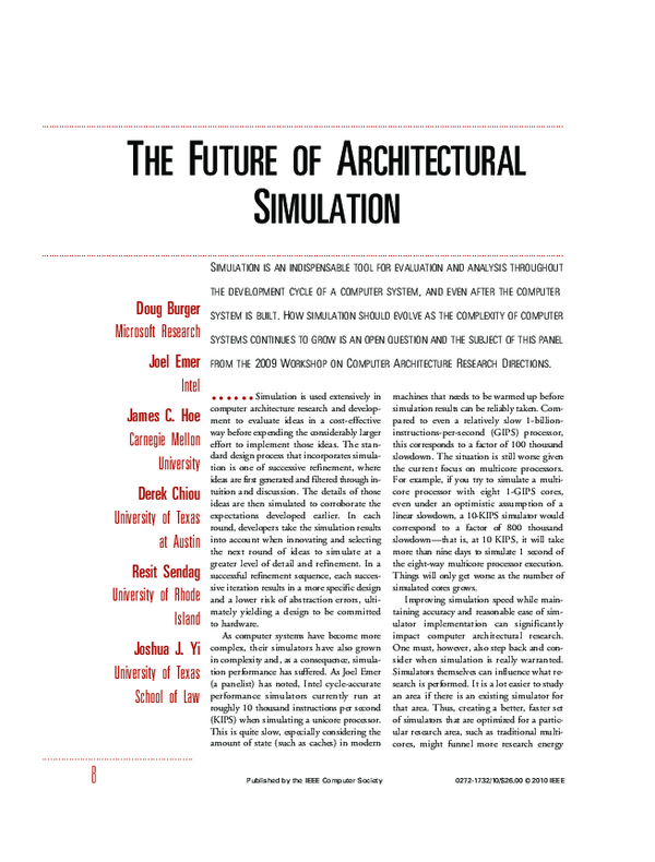 (PDF) The Future of Architectural Simulation