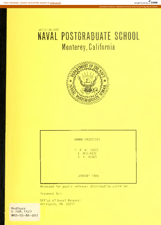 (PDF) Gamma processes