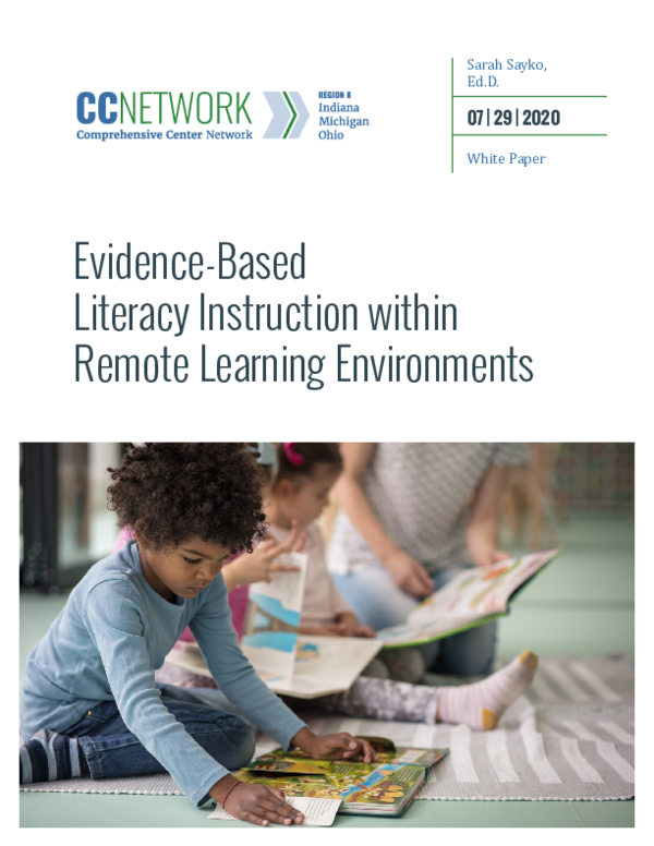 (PDF) Evidence-Based Literacy Instruction within Remote Learning ...