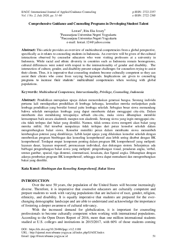 (PDF) Comprehensive Guidance and Counseling Programs in Developing ...