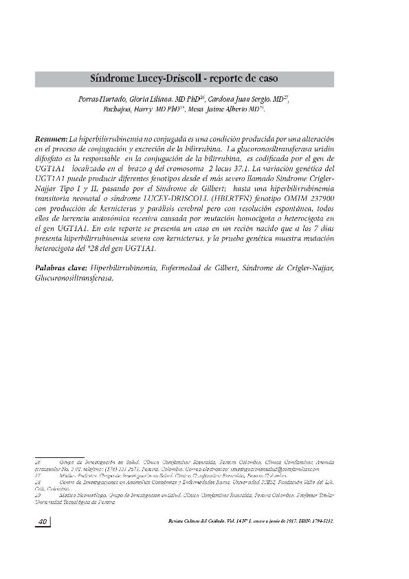 (PDF) Síndrome Lucey-Driscoll - reporte de caso