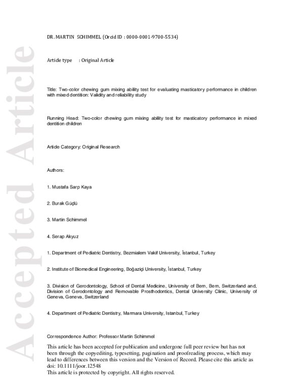(PDF) Two-color chewing gum mixing ability test for evaluating ...