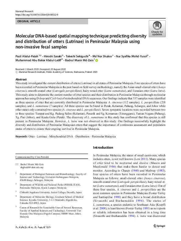 (PDF) Molecular DNA-based spatial mapping technique predicting ...