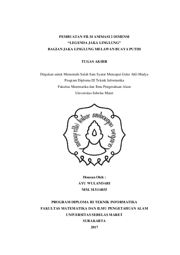 (PDF) Pembuatan Film Animasi 2 Dimensi “Legenda Jaka Linglung” bagian ...