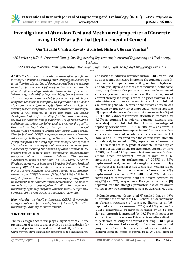 (PDF) Investigation of Abrasion Test and Mechanical properties of ...