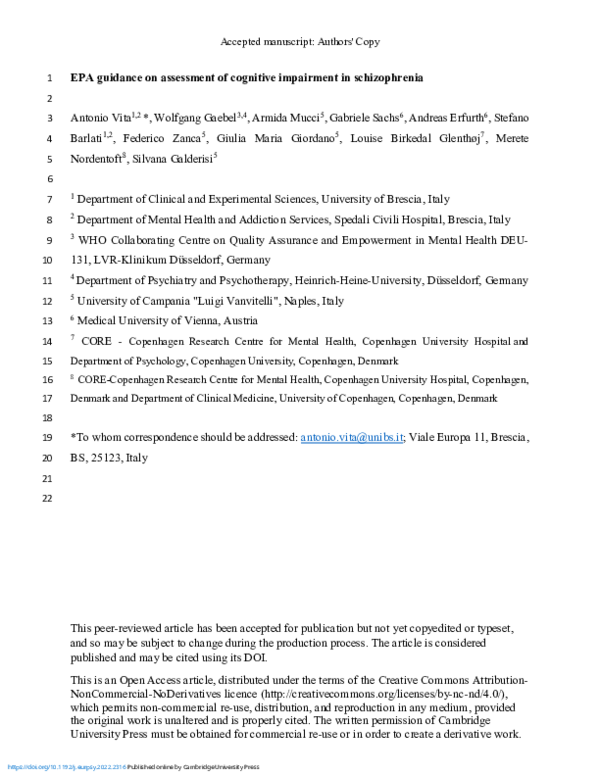 (PDF) European Psychiatric Association guidance on assessment of ...