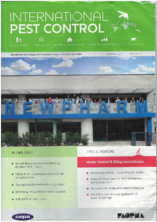 (PDF) REPORTING ON GLOBAL PEST CONTROL ISSUES FOR OVER 60 YEARS