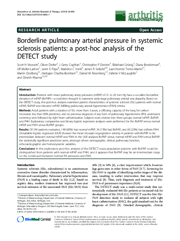 (PDF) Borderline pulmonary arterial pressure in systemic sclerosis ...