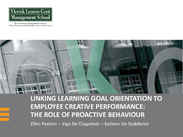 (PDF) Linking Learning Goal Orientation to Employee Creative ...