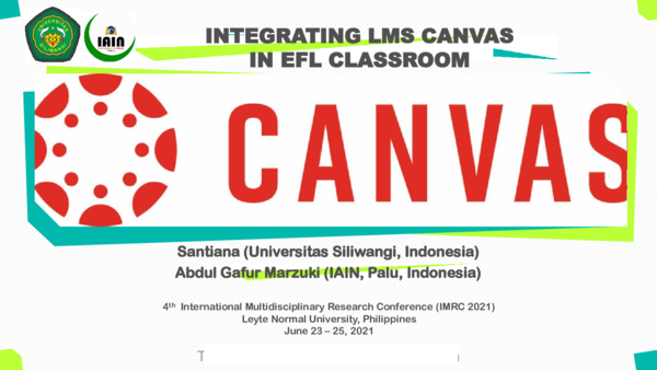 (PDF) Integrating LMS Canvas in Efl Classroom