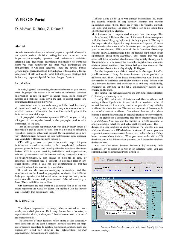 (PDF) WEB GIS Portal