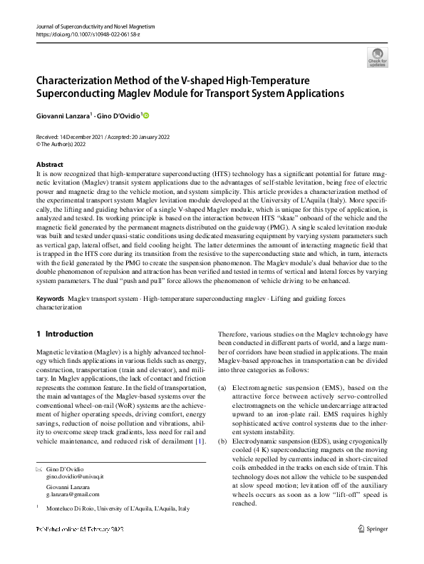 (PDF) Characterization Method of the V-shaped High-Temperature ...