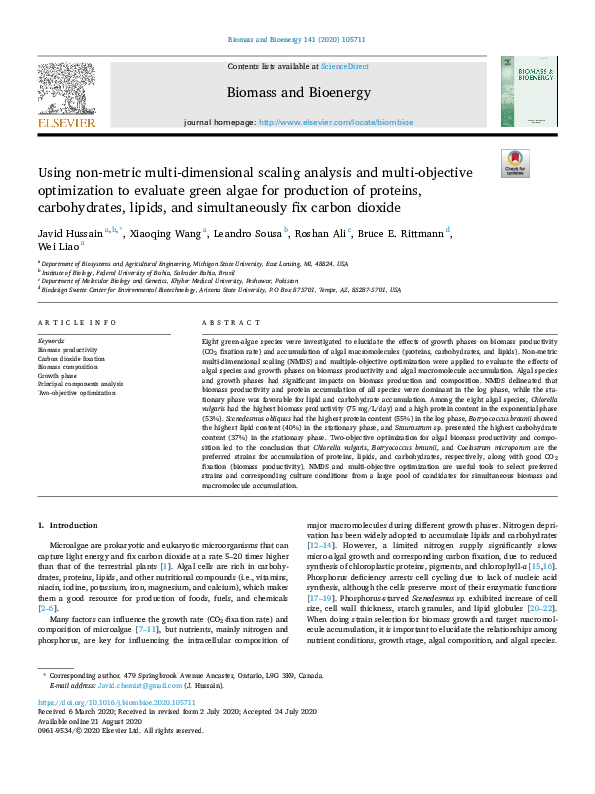 (PDF) Using non-metric multi-dimensional scaling analysis and multi-objective optimization to ...