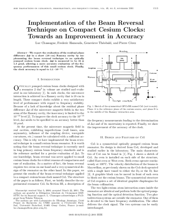 (PDF) Implementation of the beam reversal technique on compact cesium ...