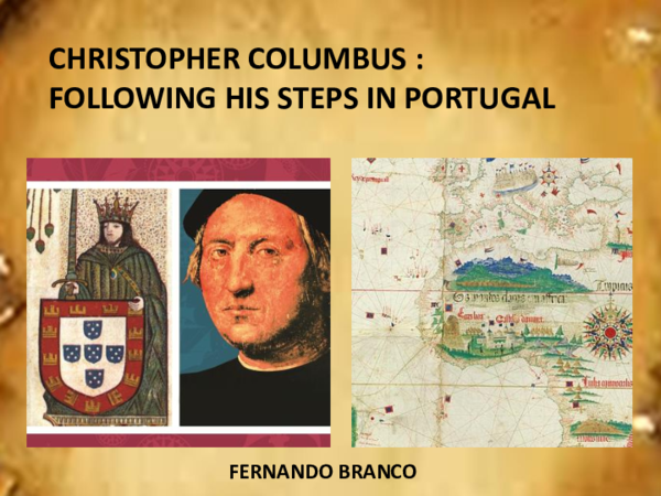 (PDF) CHRISTOPHER COLUMBUS : FOLLOWING HIS STEPS IN PORTUGAL