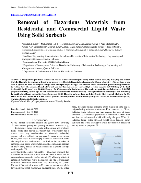 (PDF) Removal of Hazardous Materials from Residential and Commercial ...