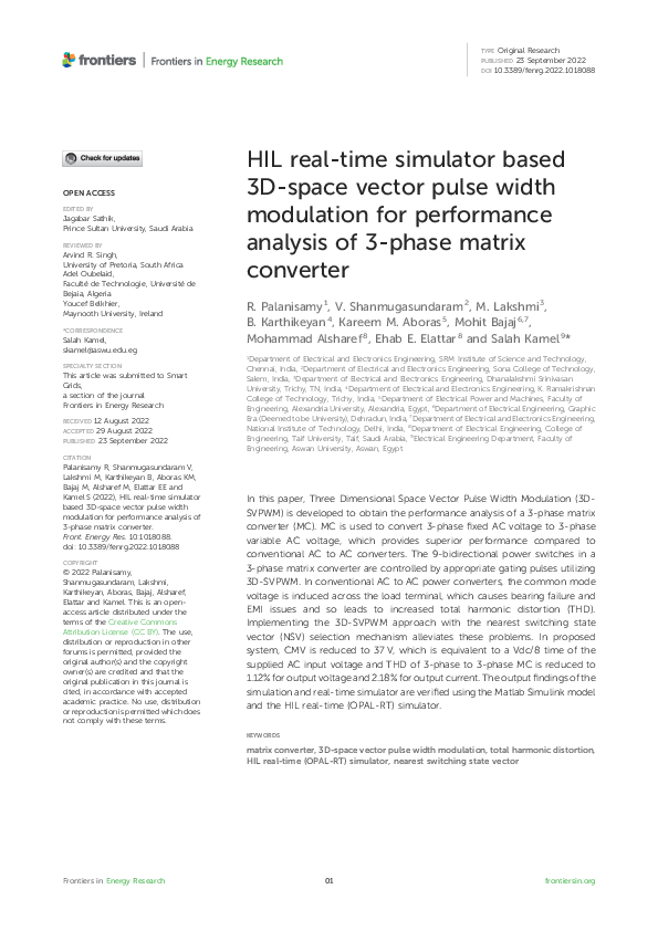 (PDF) HIL real-time simulator based 3D-space vector pulse width ...