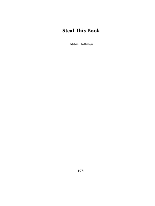 (PDF) Steal This Book | Lisa Fithian - Academia.edu