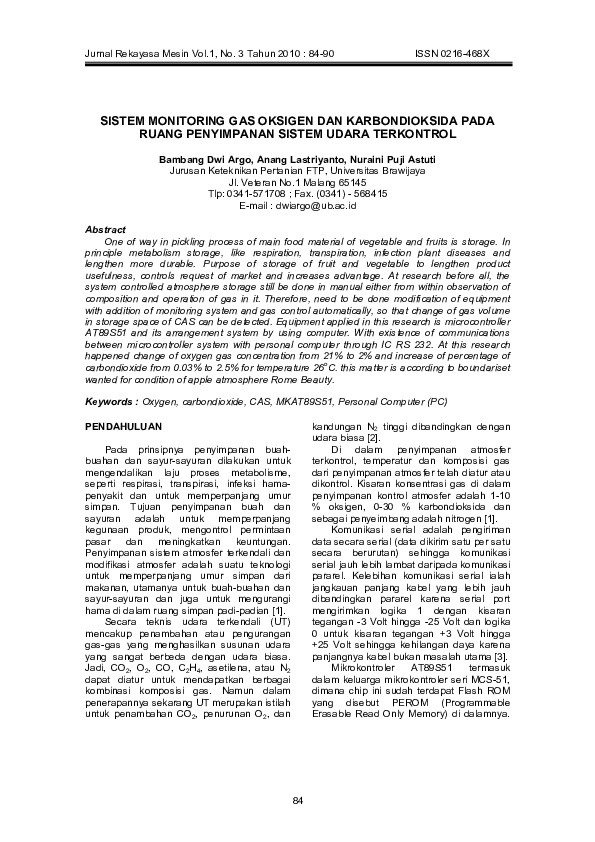 (PDF) Sistem Monitoring Gas Oksigen dan Karbondioksida pada Ruang ...