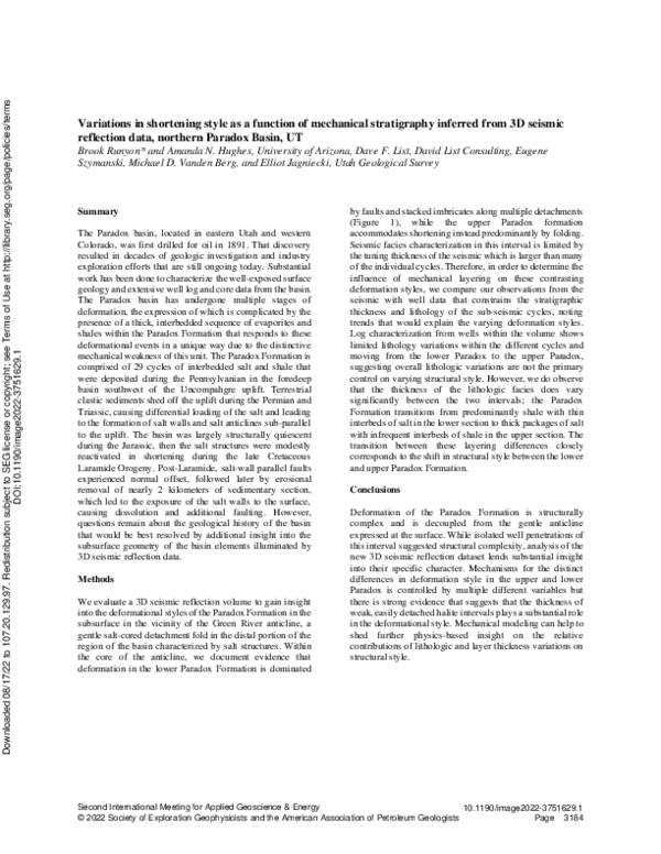 (PDF) Variations in shortening style as a function of mechanical ...
