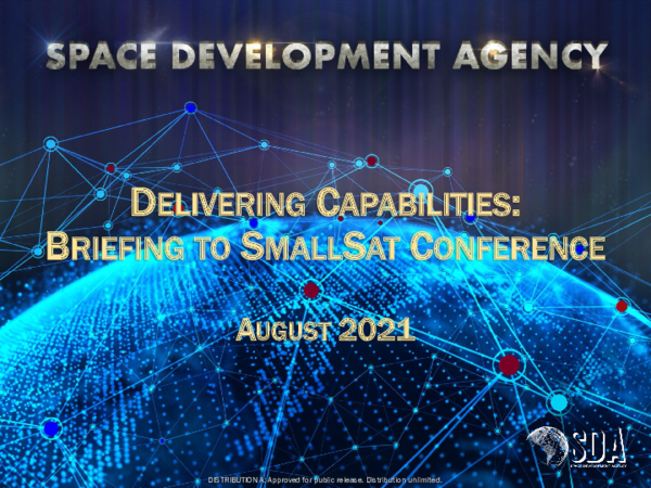 (PDF) Space Development Agency - Delivering Capabilities
