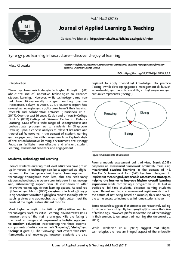 (PDF) Synergy pod learning infrastructure – discover the joy of ...