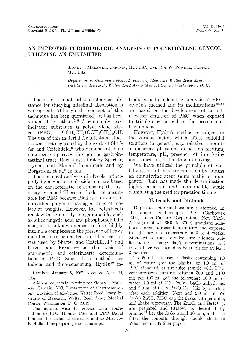 (PDF) An Improved Turbidimetric Analysis of Polyethylene Glycol ...