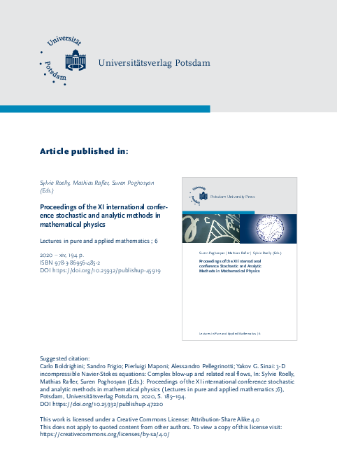 (PDF) 3-D incompressible Navier-Stokes equations: Complex blow-up and ...