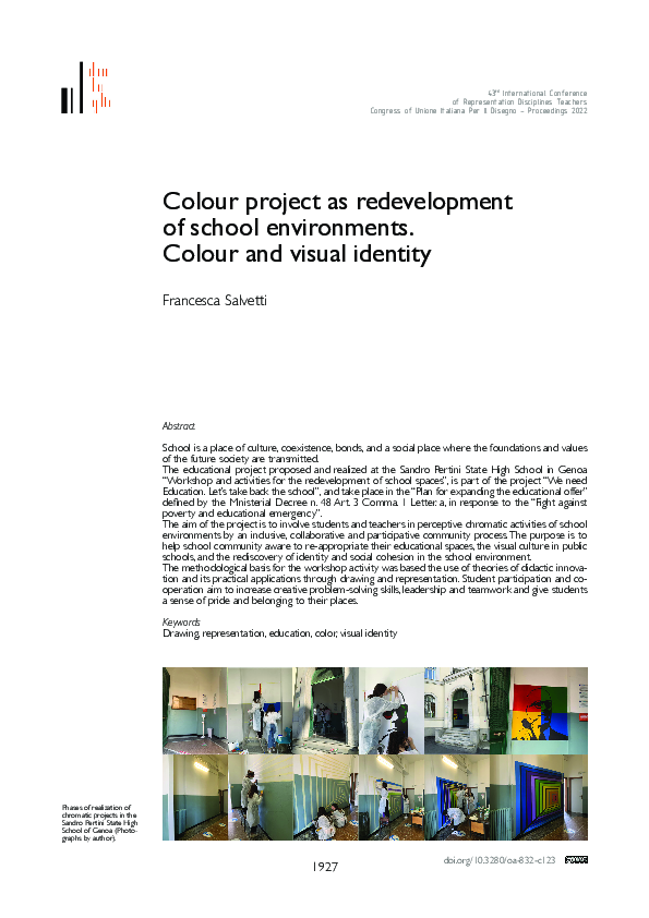 (PDF) Colour project as redevelopment of school environments. Colour ...