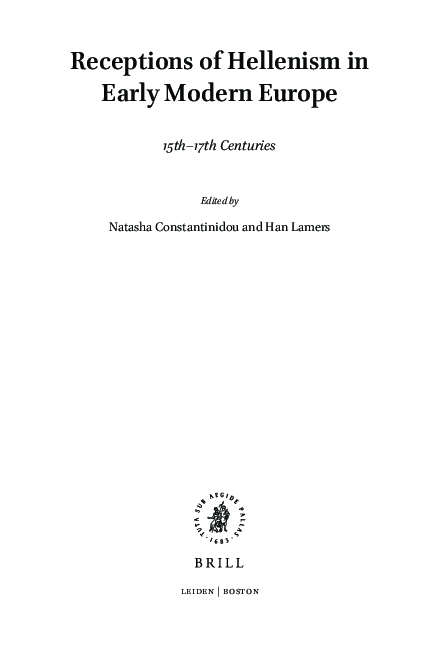 (PDF) Love and exile in Michael Marullus Tarchaniota: Geographical ...