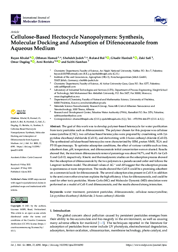 (PDF) Cellulose-Based Hectocycle Nanopolymers: Synthesis, Molecular ...