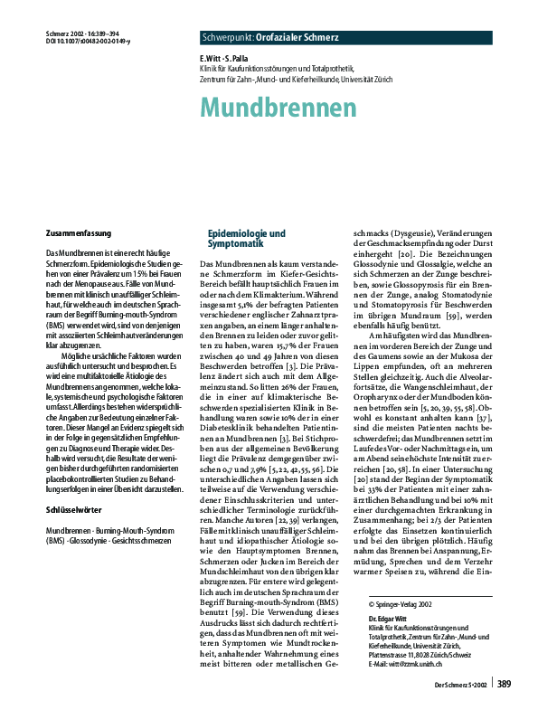 (PDF) Mundbrennen