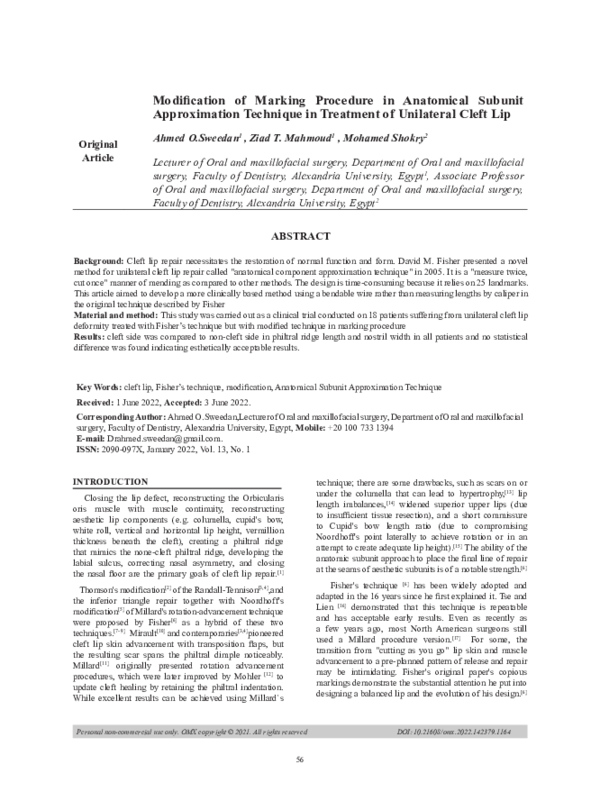 (PDF) Modification of Marking Procedure in Anatomical Subunit ...