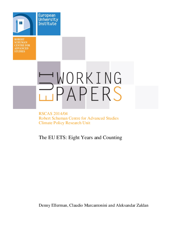 (PDF) The EU ETS: Eight Years and Counting