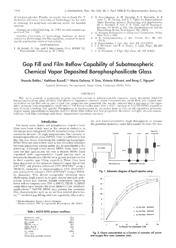 (PDF) Gap Fill and Film Reflow Capability of Subatmospheric Chemical ...