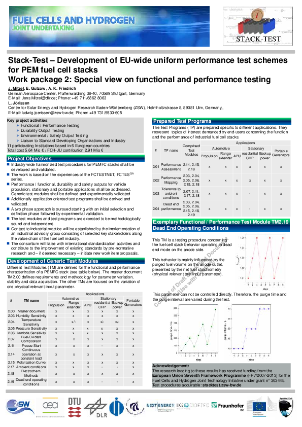 (PDF) Stack-Test – Development of EU-wide uniform performance test ...