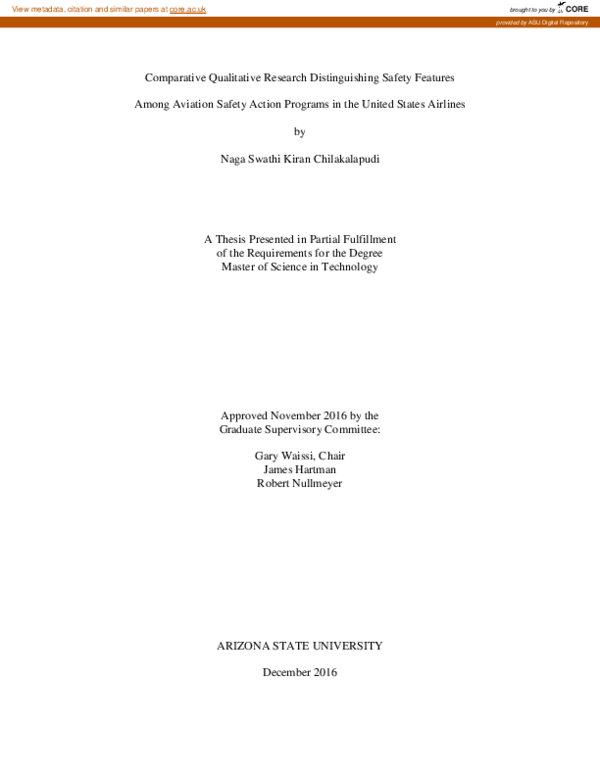 (PDF) Comparative Qualitative Research Distinguishing Safety Features ...
