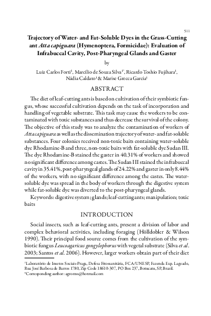 (PDF) Trajectory of Water- and Fat-Soluble Dyes in the Grass-Cutting ...