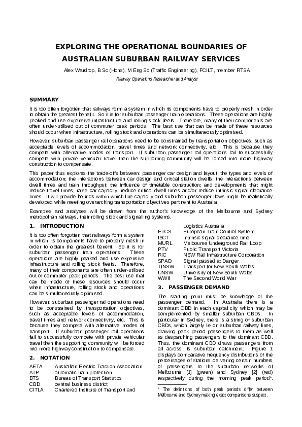 (PDF) Exploring the operational boundaries of Australian suburban ...