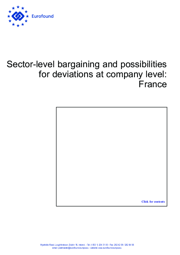 (PDF) Sector-level bargaining and possibilities for deviations at ...