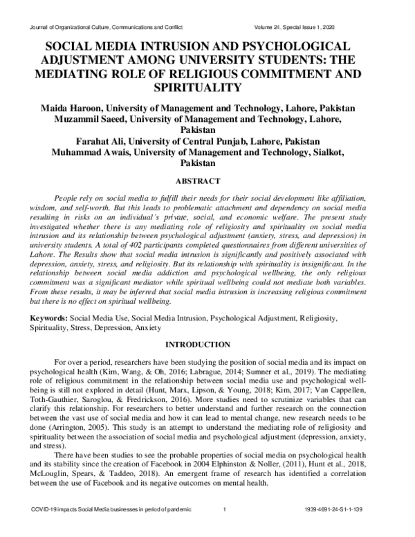 (PDF) Social Medias Contribution to Self sexualizations Behaviors Among ...